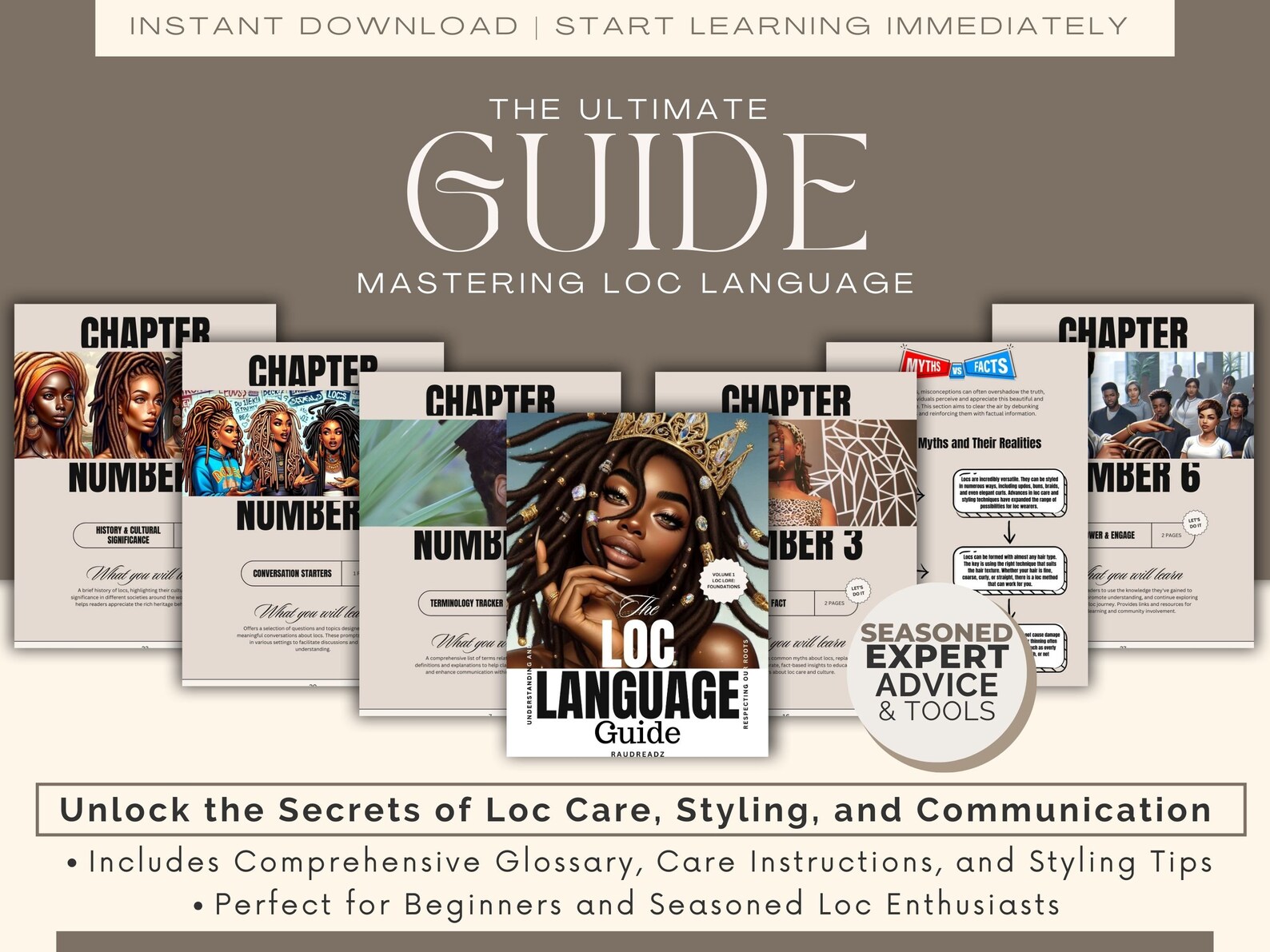 Loctician and Hair Stylist E Book Pdf - Loc Language Guide, Dread Locs Custom E Course ...