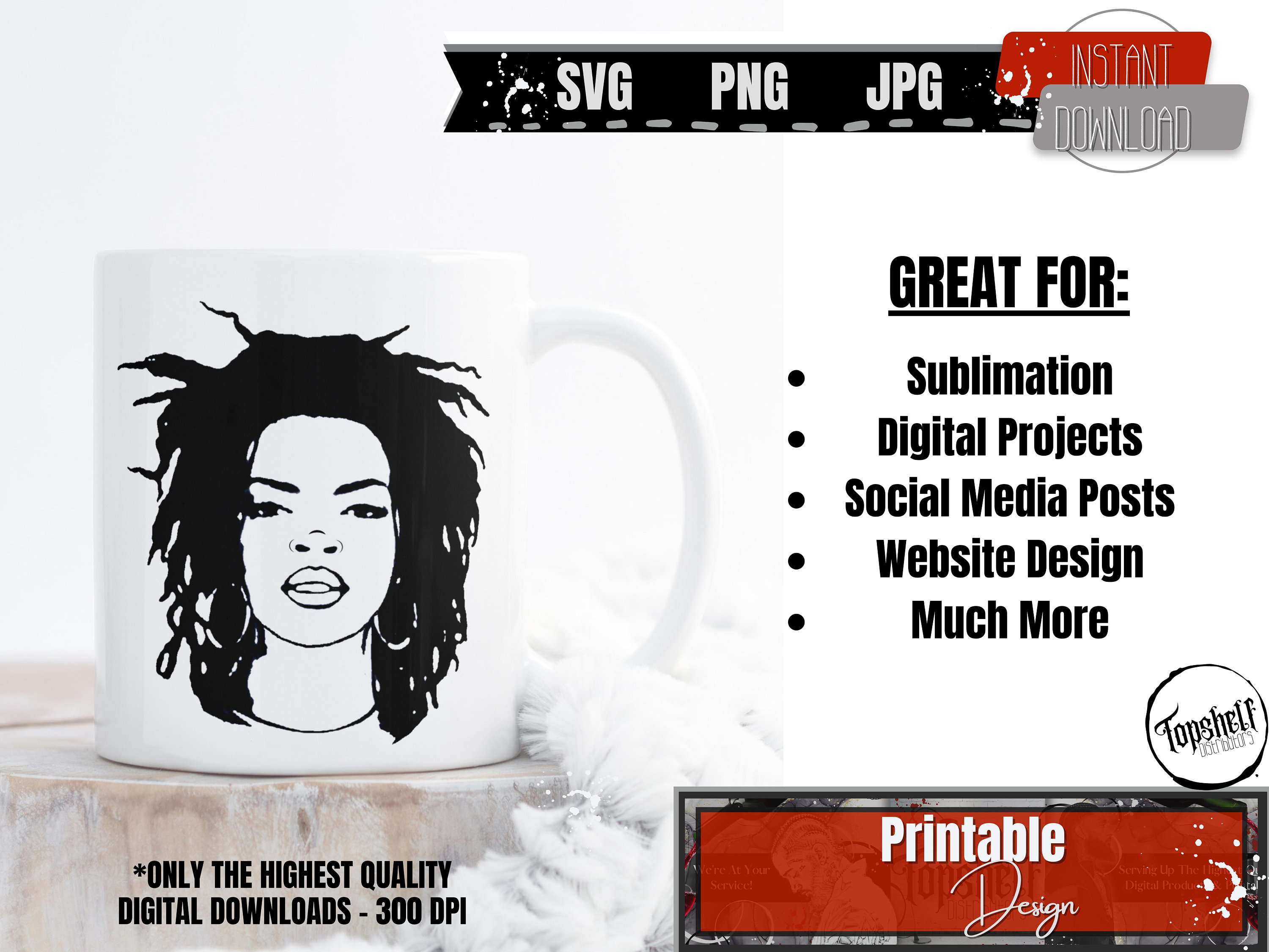 Lauryn Hill Art Png Files for Designs Lauryn Hill Gift Hip - Etsy