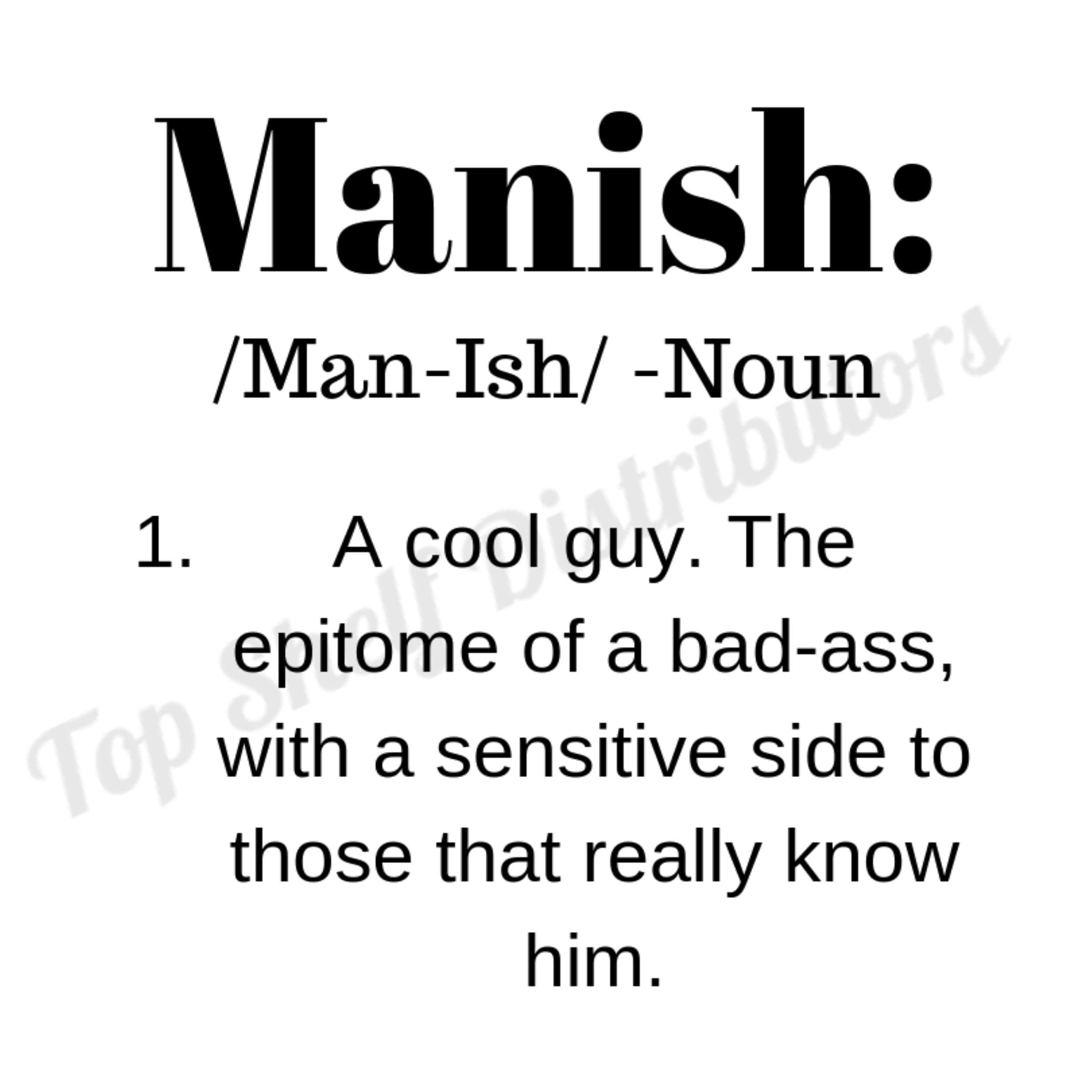 Manish Definition Printable Download Png Svg Jpg & Pdf - Etsy Australia