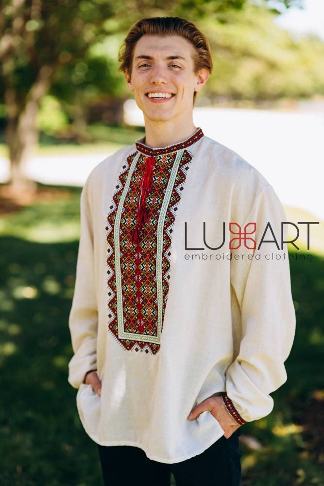 Vyshyvanka for Man Ukrainian Vyshyvanka Ukraine Sorochka - Etsy