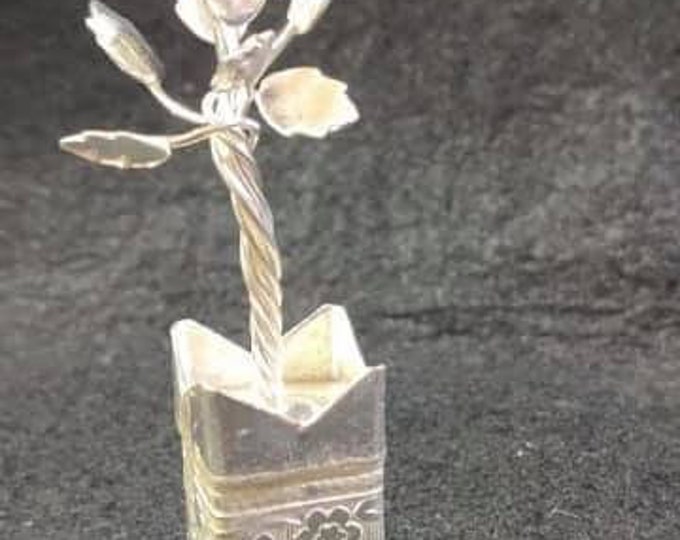 German Silver Tulsi Potgerman Silver Tulsi Plant for Pooja - Etsy