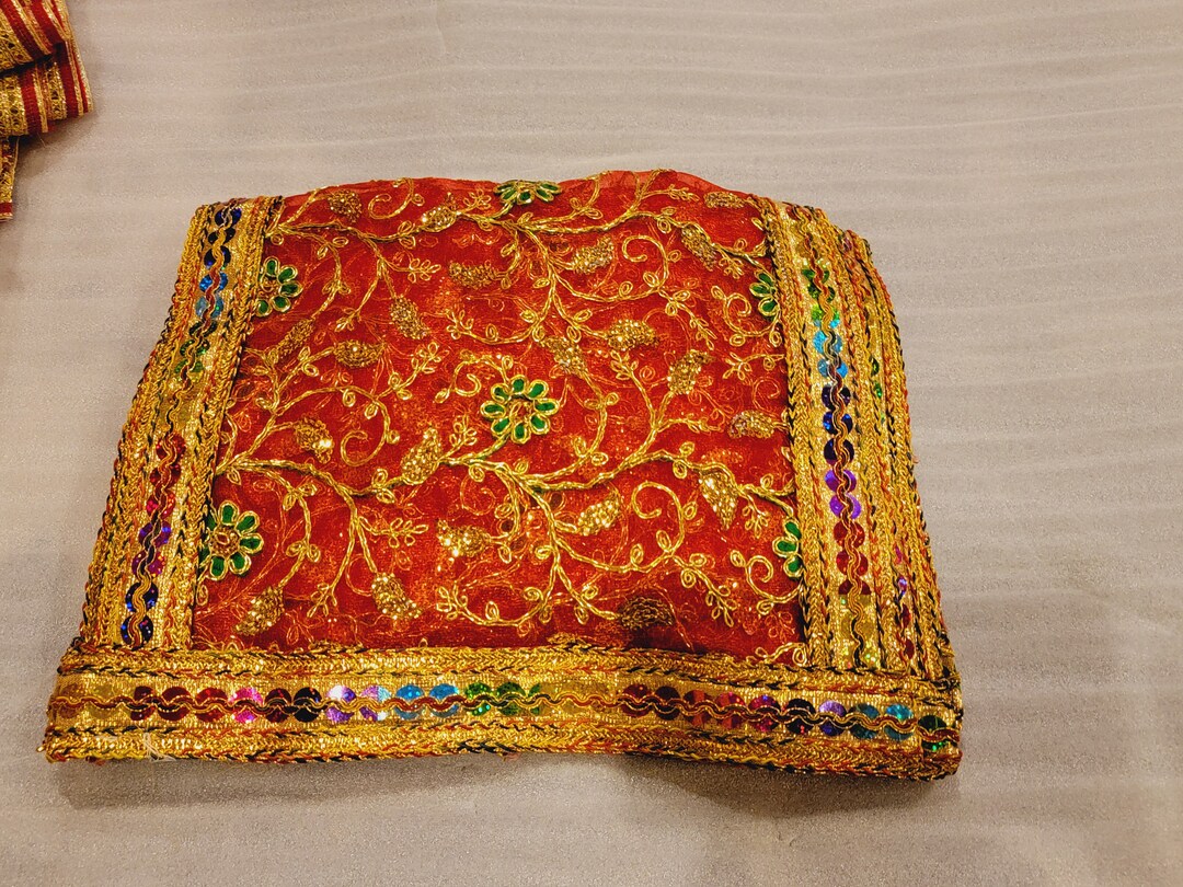 Navratri Mata Ki Chunri, Indian Puja Chunri, Fabric Mata Ki Chunri ...