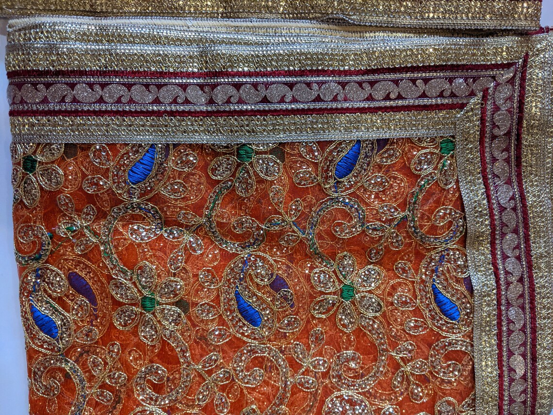 Net Pooja Cloth Maa Chunni Red Puja Chunri Durga Mata - Etsy