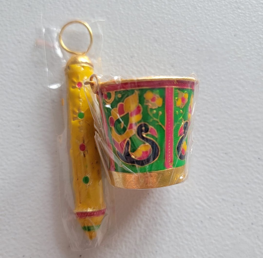 Holi Special Metal Bucket and Pichkari Set for Laddu Gopal Ji Holi ...