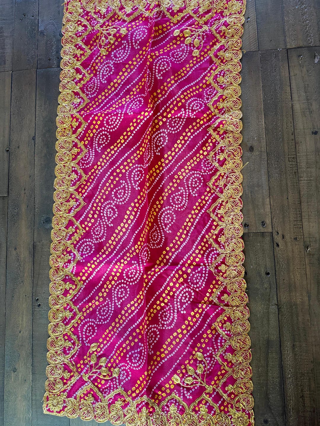 Handmade Embroidery Pooja Cloth| Maa Chunni Puja Chunri Durga Mata ...