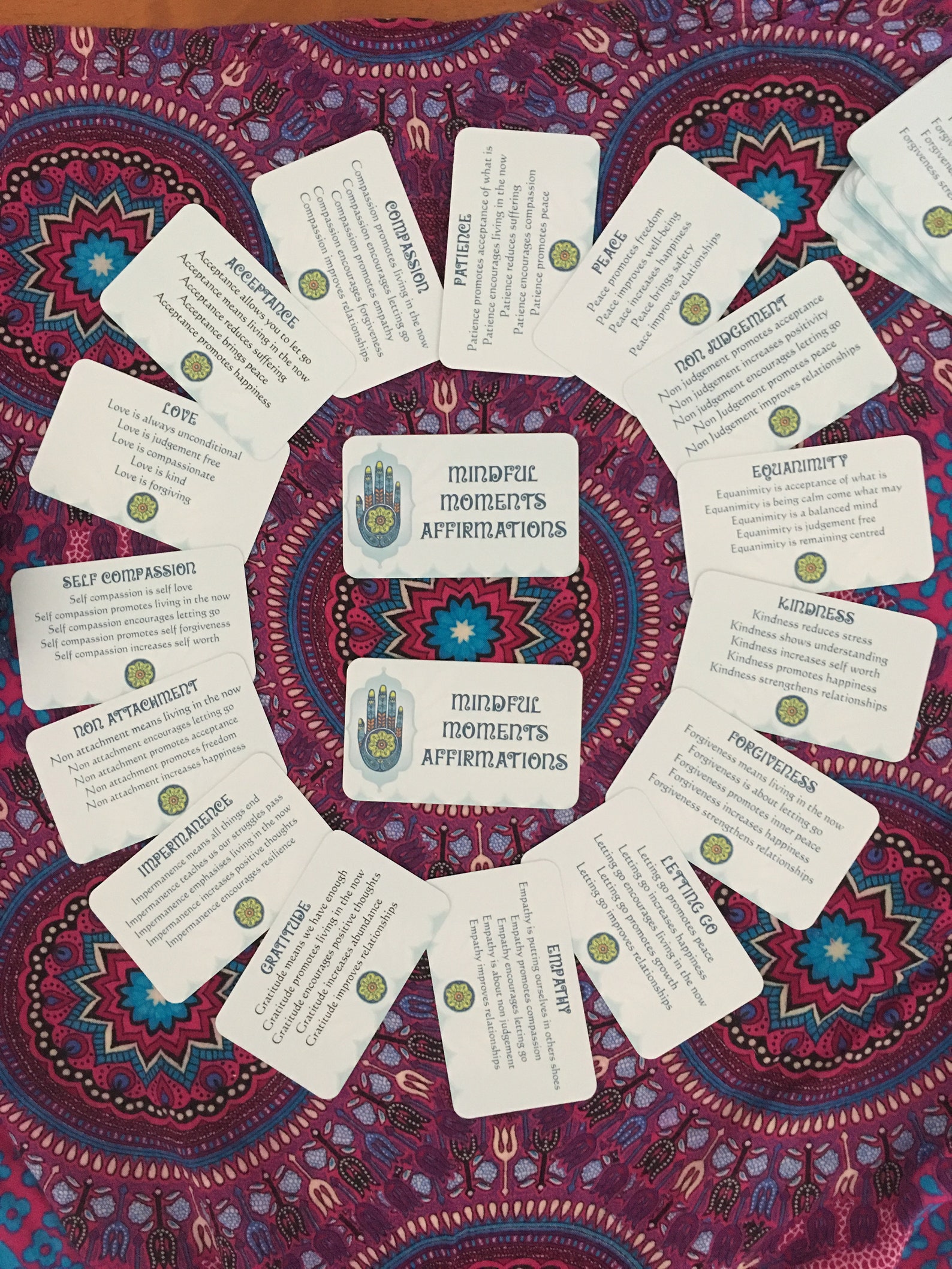 Mindful Moments Mindfulness Cards - Etsy UK