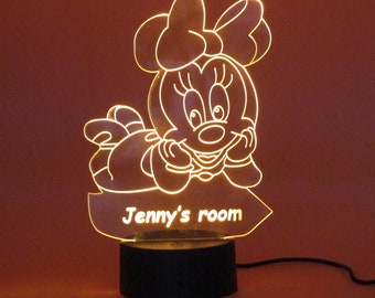 Minnie Mouse Night Light | Etsy