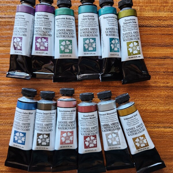 Metallic Watercolor - Etsy