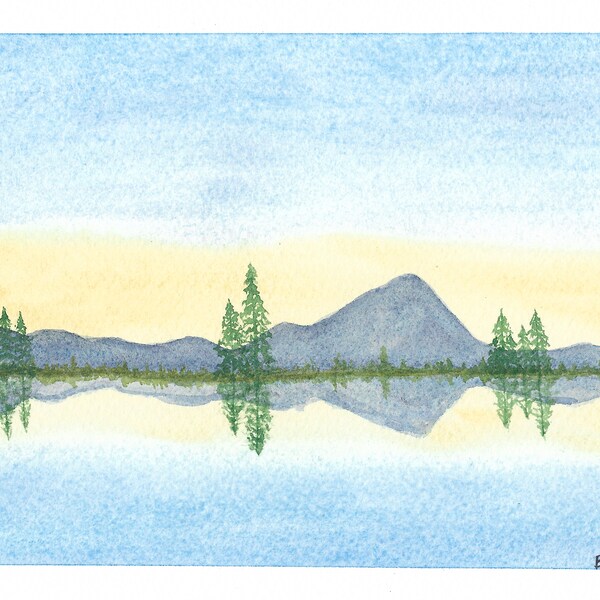 Reflections Painting - Etsy