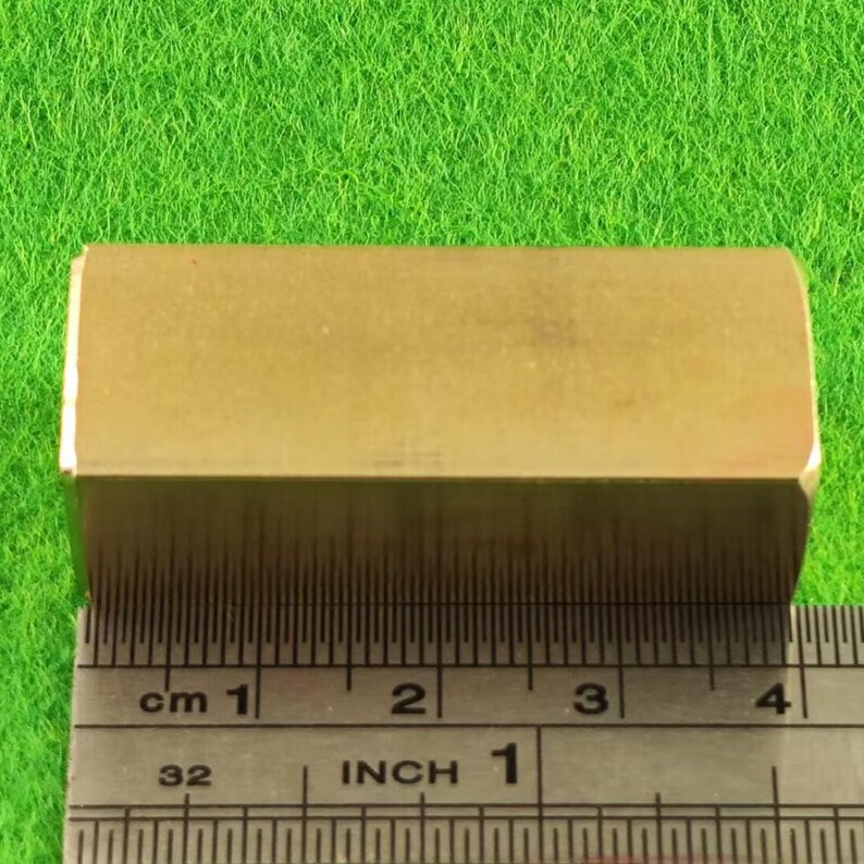 Solid Brass Seal Stamp Metal Chop Hand Polished Ancient Chinese ...