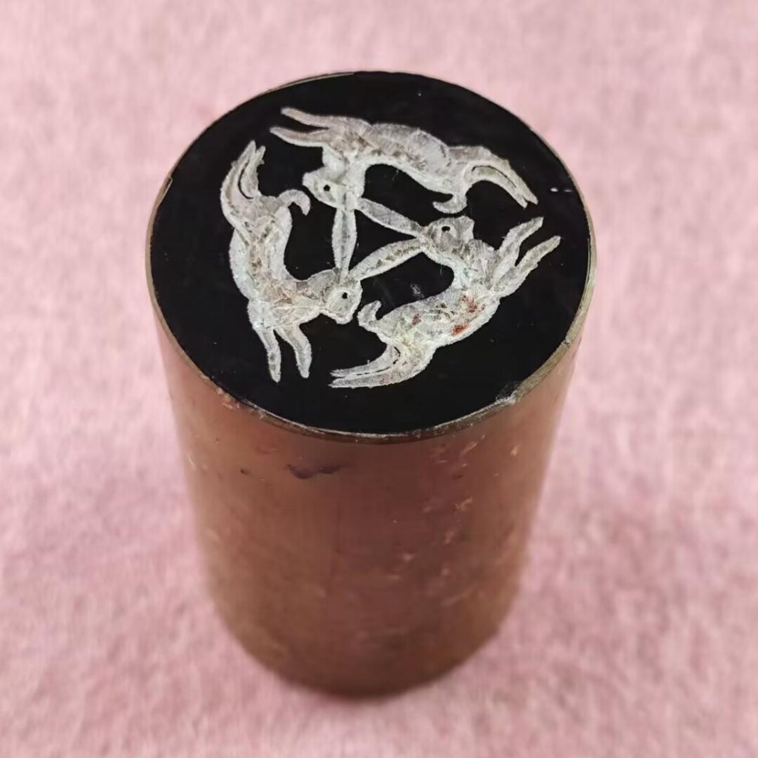 A Finished Chinese Seal Custom Gift Handmade Stone Stamp Chisel Carve ...