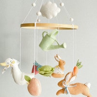 Beatrix Potter Mobile, Peter Rabbit Nursery, Peter Rabbit Mobile, Baby ...