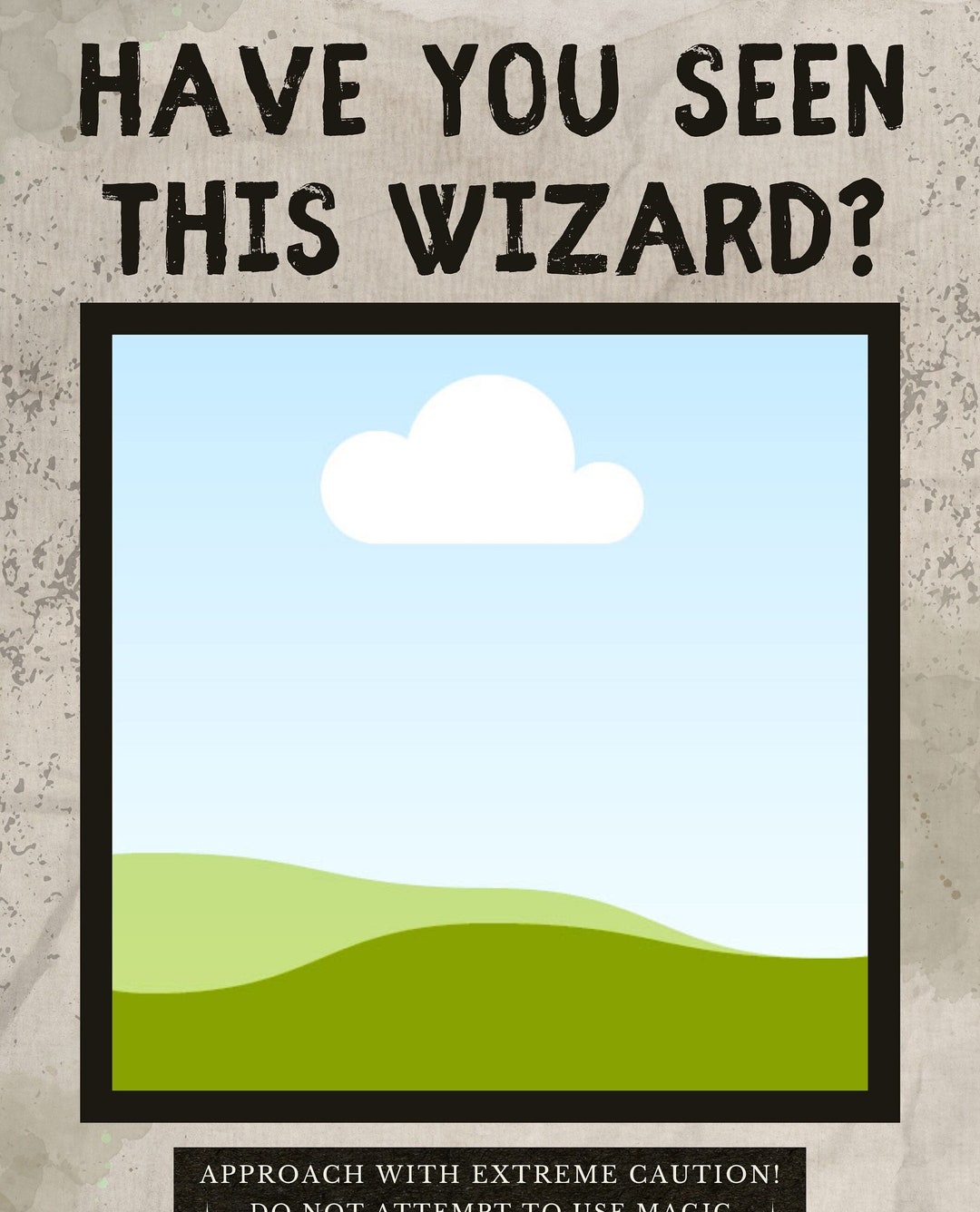 Personalised Wanted Poster Wizard or Witch Magical Themed - Etsy