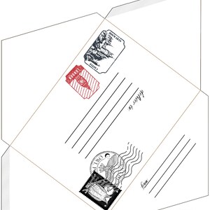 Printable Owl Delivery Envelope Witchy Envelope With Magic School ...