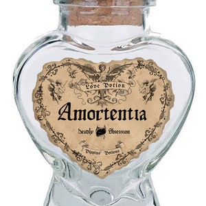Printable Amortentia Love Potion Sticker / Label for Your DIY Potions ...