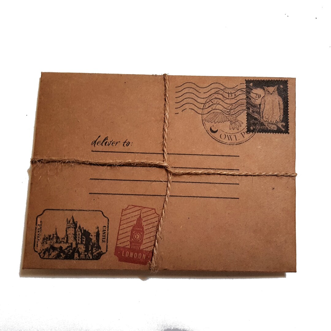 Printable Owl Delivery Envelope Witchy Envelope With Magic School ...