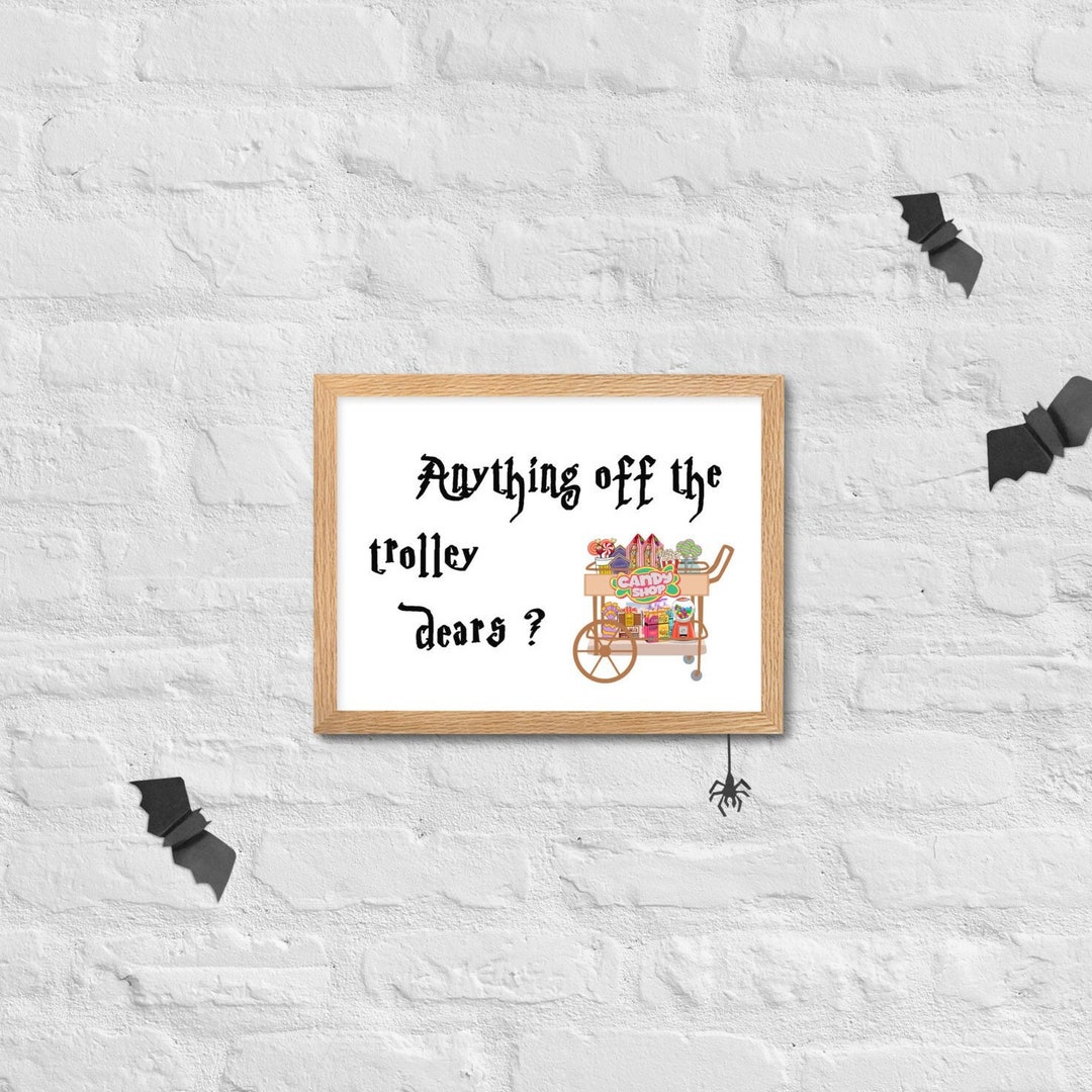 Printable Candy Trolley Sign: Witchy Party Decor (printable PDF) - Etsy