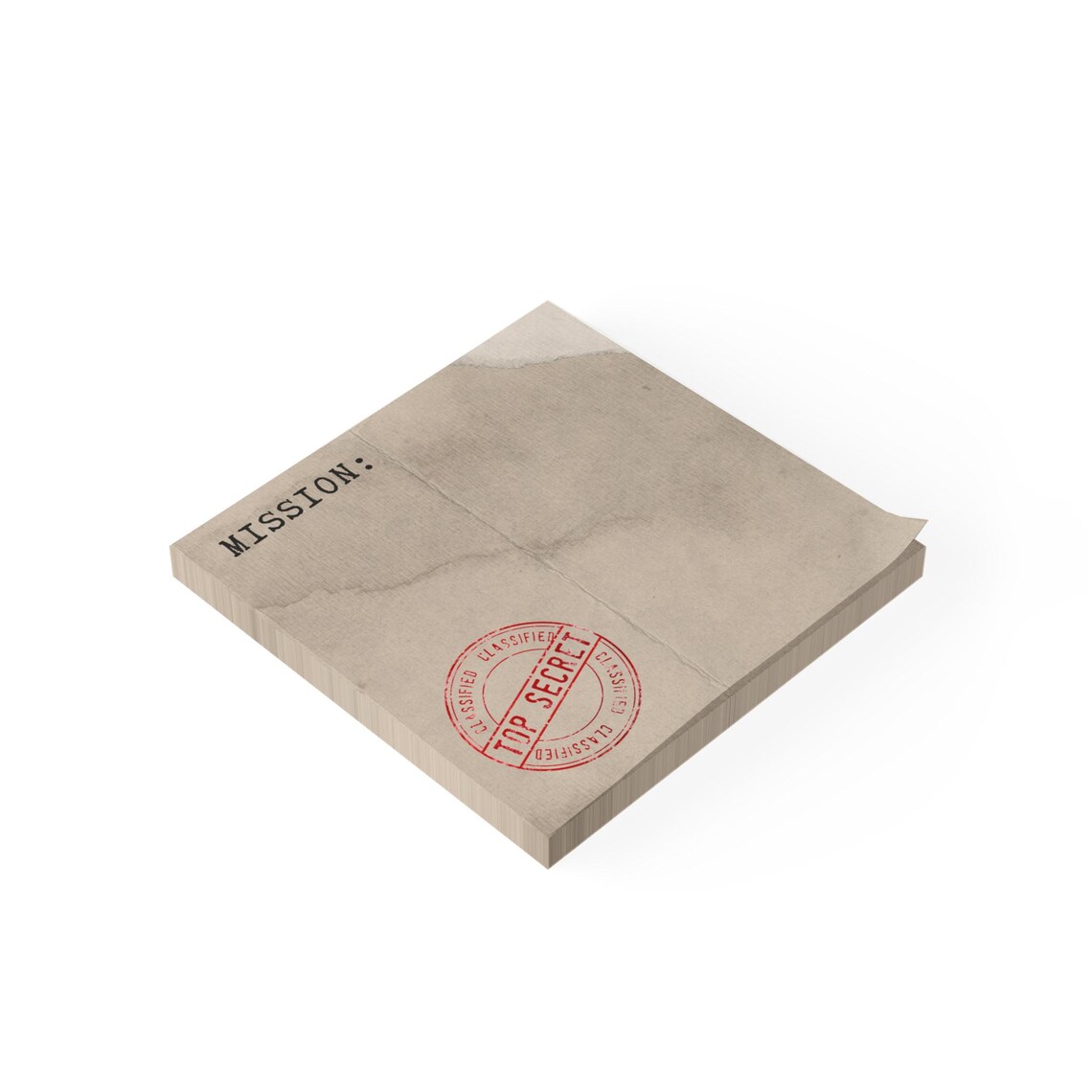 Top Secret Mission Sticky Notes | Spy Aesthetic Stationery, Funny To-do ...