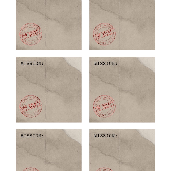 Secret Agent Party - Etsy