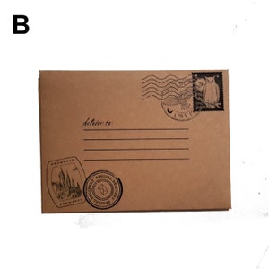 Printable Owl Delivery Envelope Witchy Envelope With Magic School ...