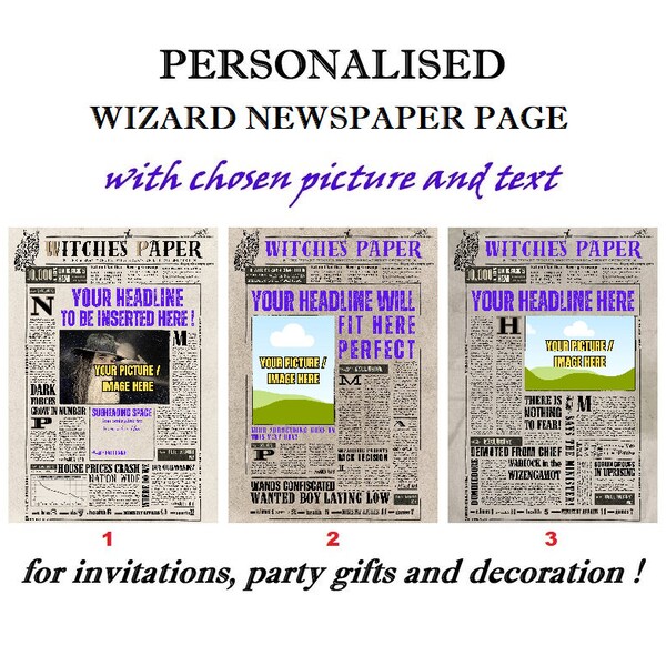 Daily Prophet Template - Etsy