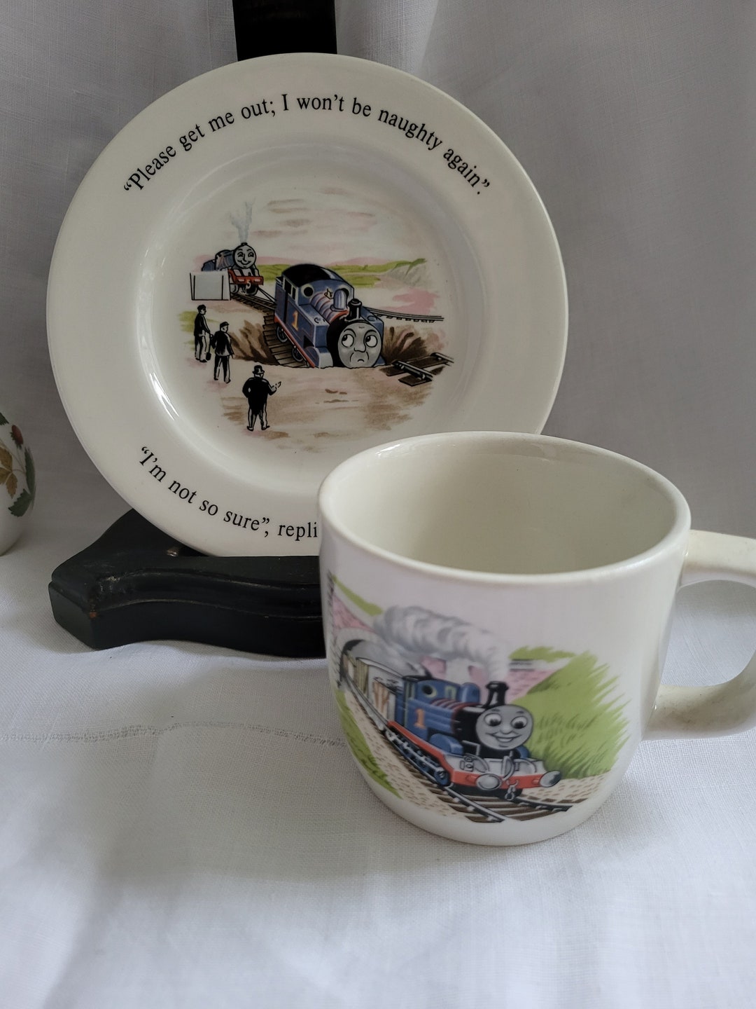 Wedgwood Thomas the Tank Engine Mug and Small Plate - Etsy