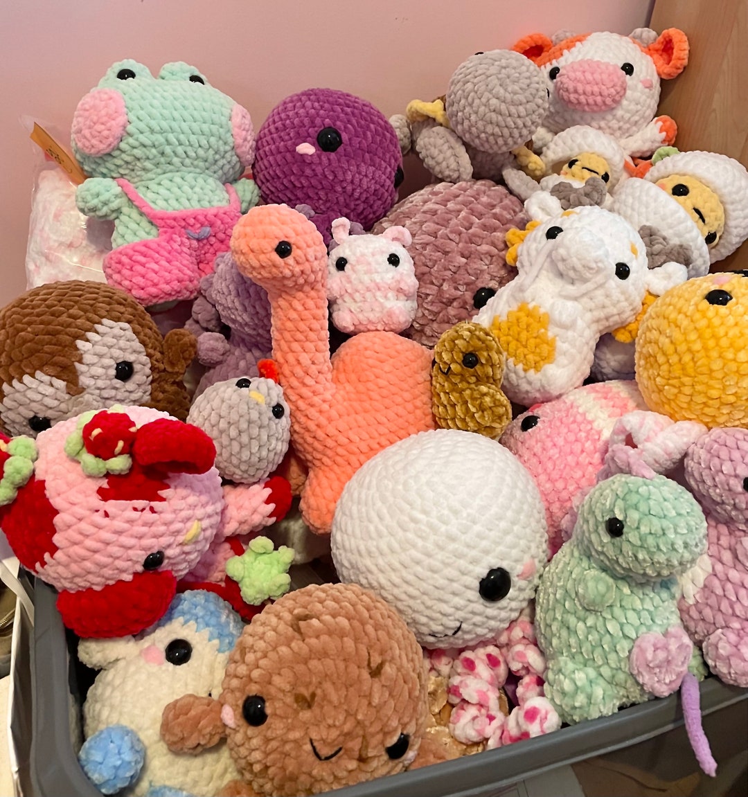 Mystery Crochet Plushies | Handmade Plushies Lucky Dip Box - Etsy