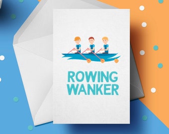 Rowing card | Etsy