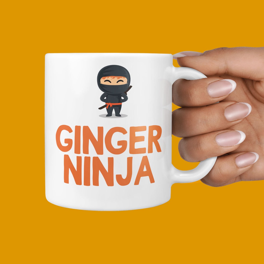 Ginger Ninja Mug Hilarious Gifts for Gingers Him or Her Red - Etsy