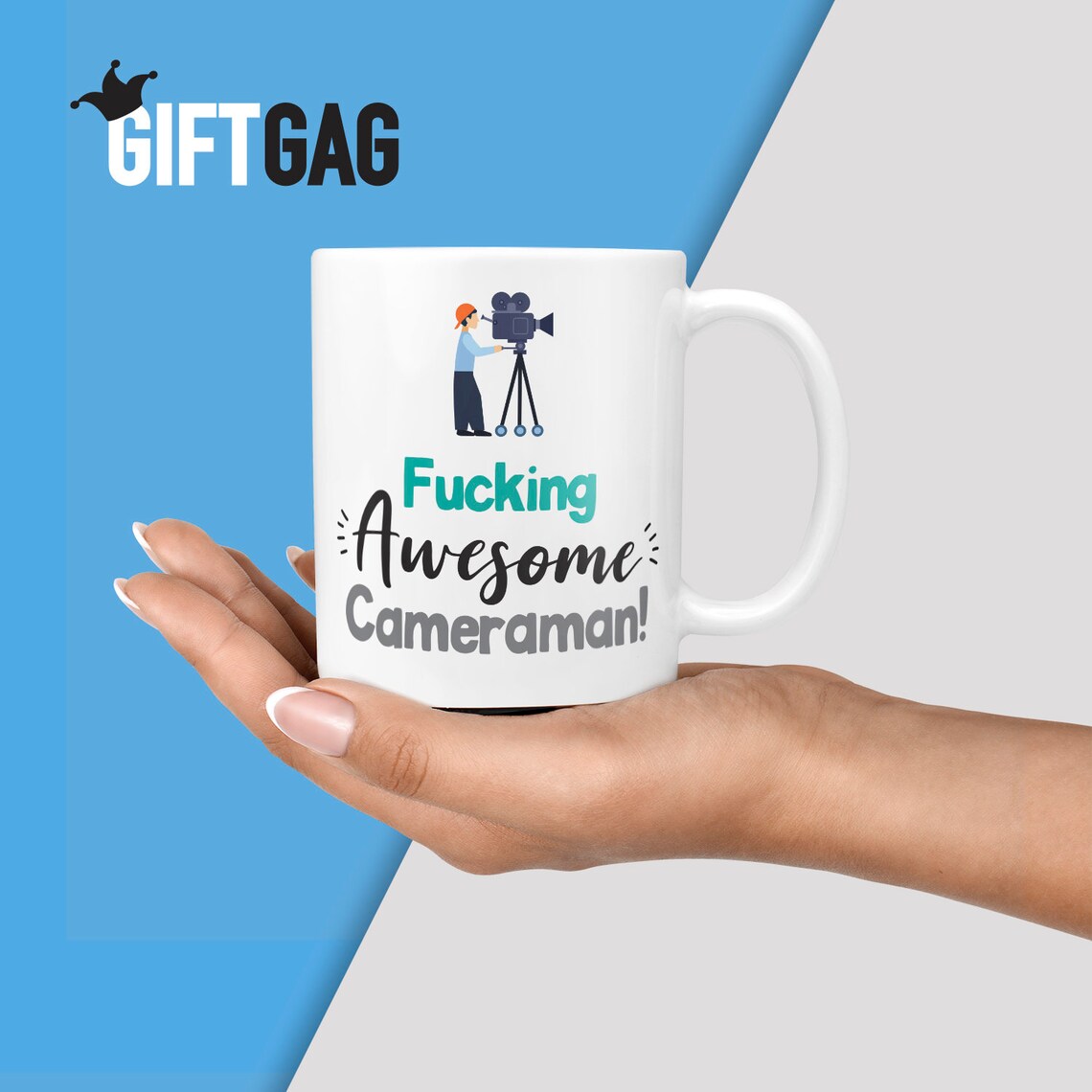 Fucking Awesome Cameraman Mug Funny Gifts for - Etsy