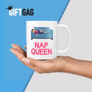 Nap Queen Gift Mug - Funny Gifts for Nappers! Present for Wife ...