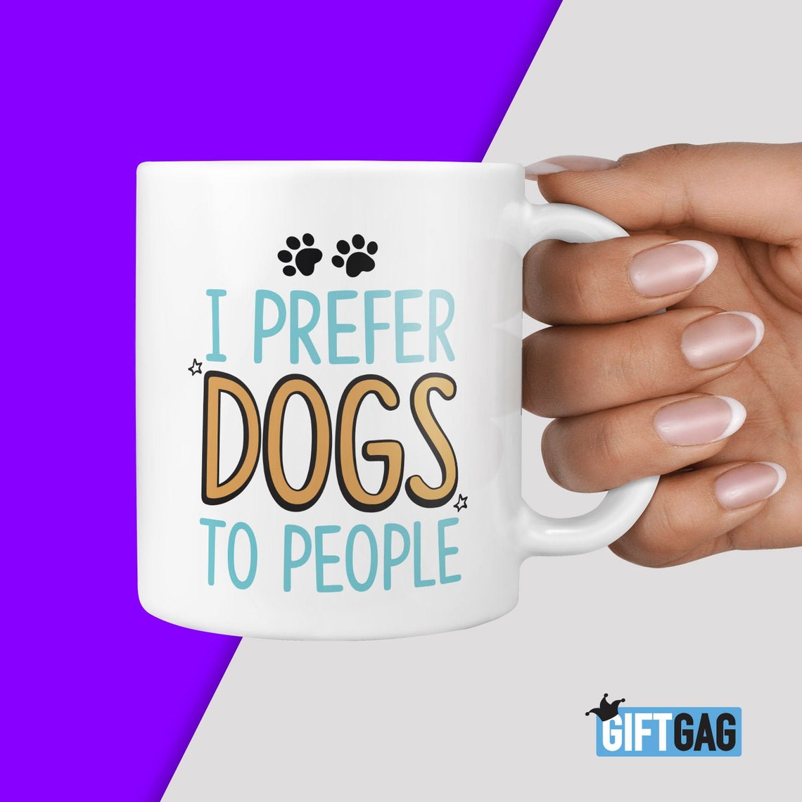 I Prefer Dogs to People Mug Funny Gifts Dog Lover Girlfriend - Etsy