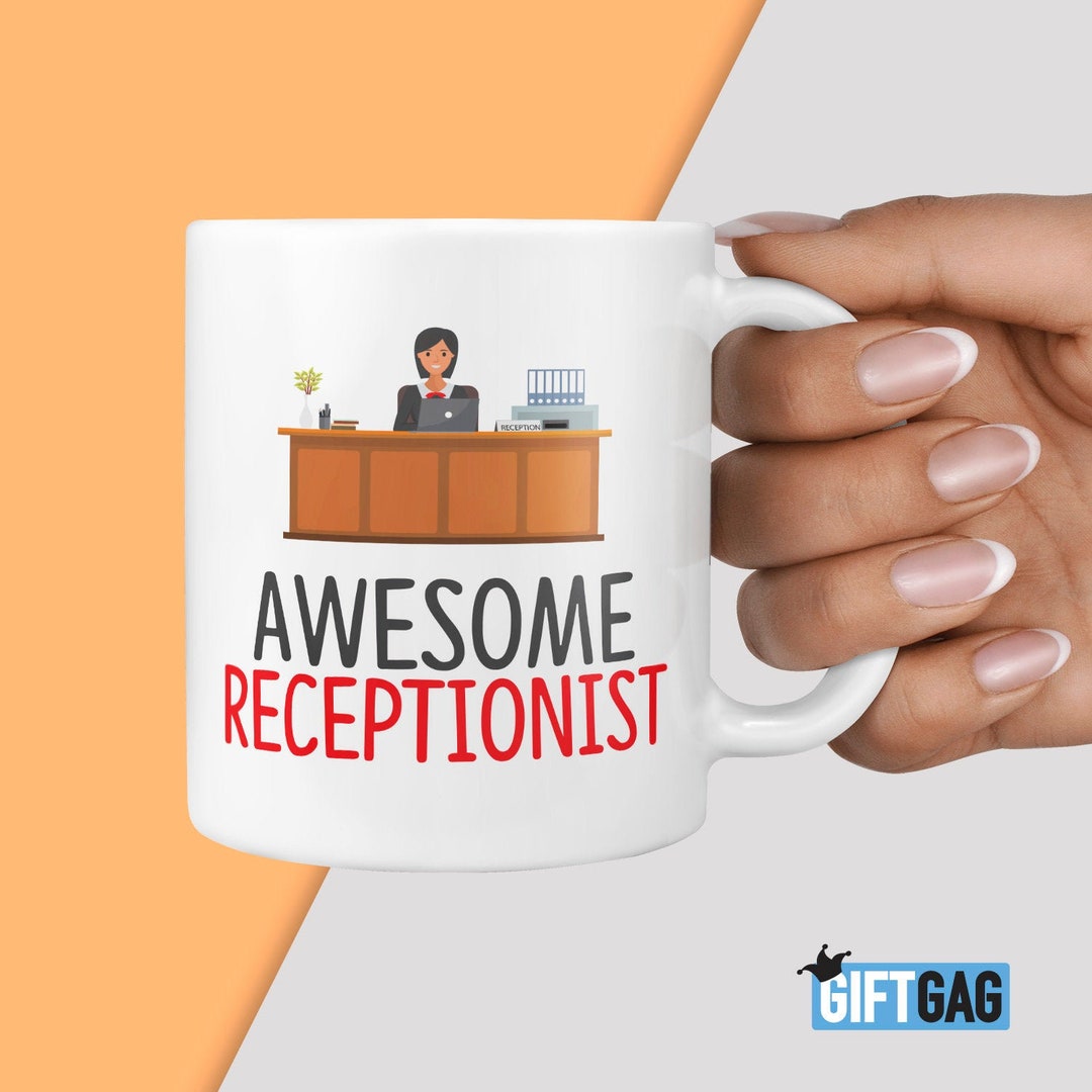 Awesome Receptionist Mug - Thank You Gifts for Personal Assistants ...