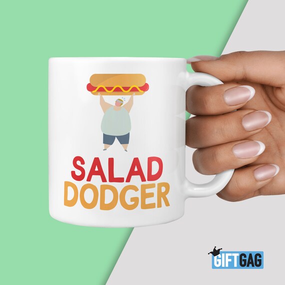 Salad Dodger Gift Mug Funny Gifts For Friends Humour Rude | Etsy