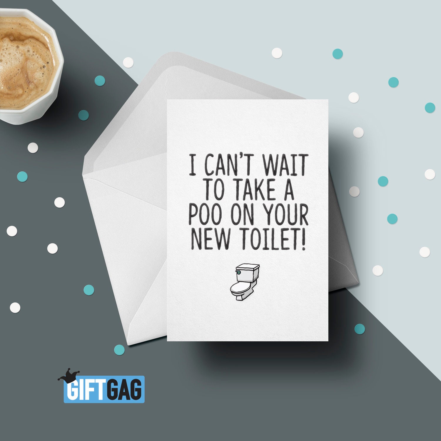 I Can't Wait To Take a Poo On Your New Toilet Moving House | Etsy