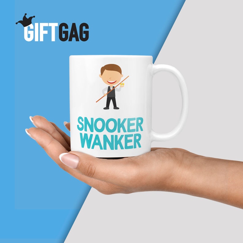 Snooker Wanker Gift Mug - Funny Gifts for Snooker Players Men for Him ...