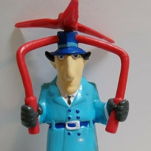 Inspector Gadget Helicopter Whirlybird Toy Figure Cake Topper Plastic ...