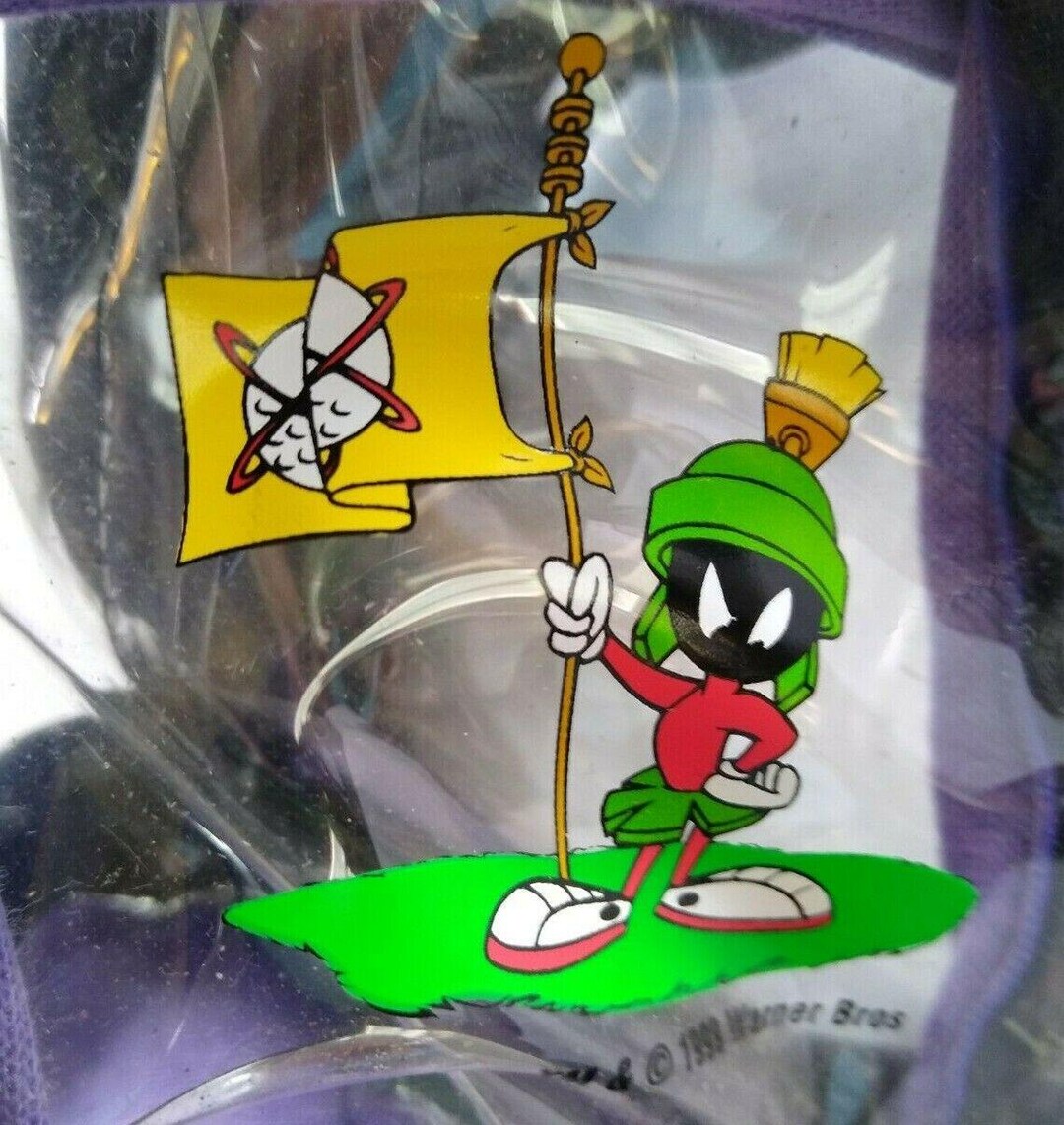 Marvin the Martian Vinyl Golf Bag Caddy Zipper 1999 Warner Brothers ...