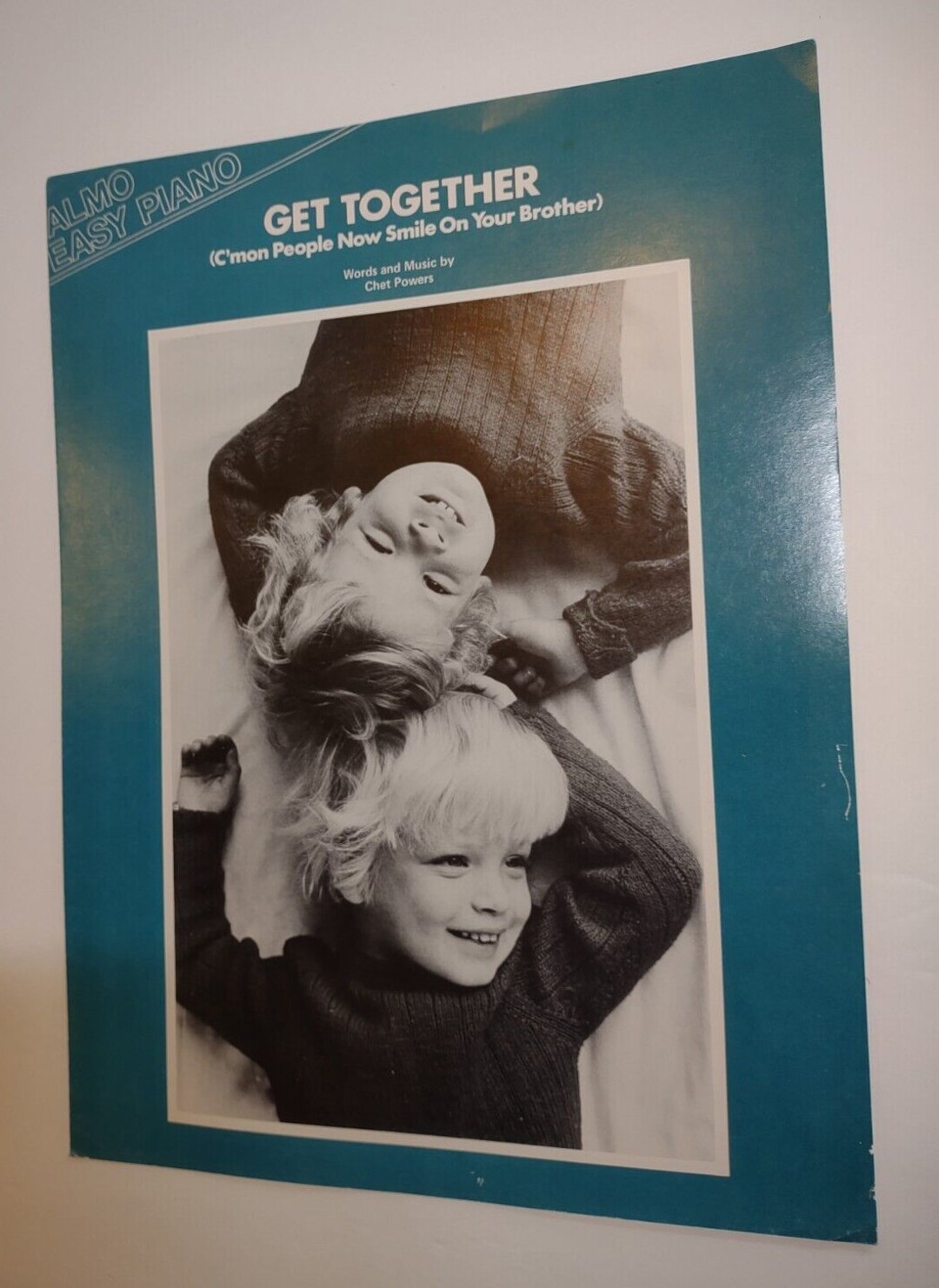 Get Together Chet Powers Sheet Music 1963 Vintage Almo Easy Piano ...