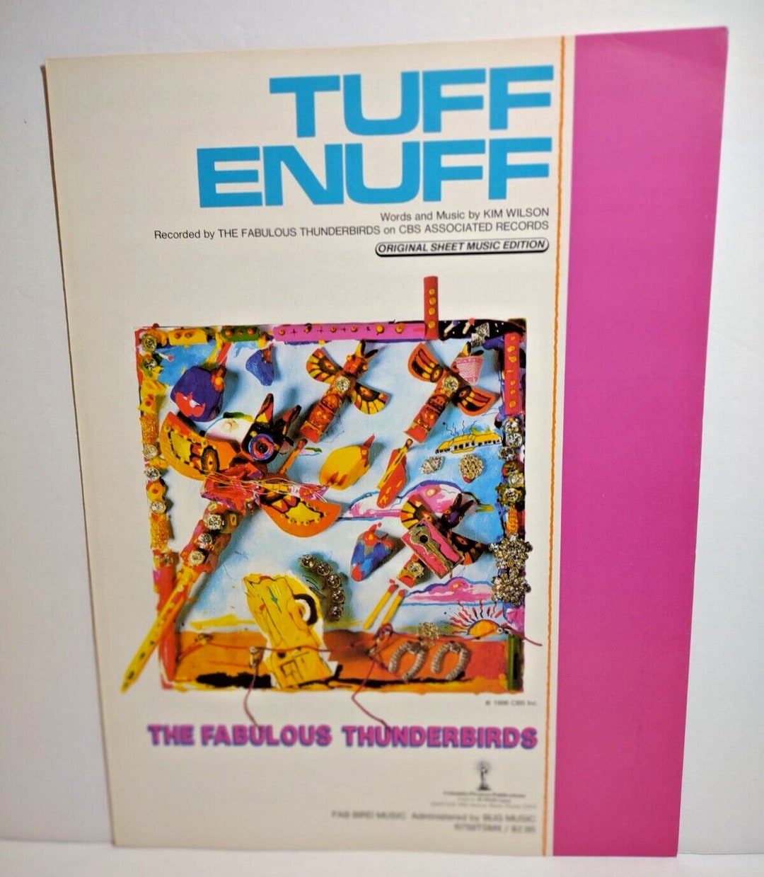 The Fabulous Thunderbirds Tuff Enuff Sheet Music 1985 Pop Rock Blues ...