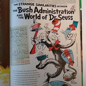 MAD Magazine Nov 2004 # 447 Dr Seuss the Cat in the Hat George Bush ...