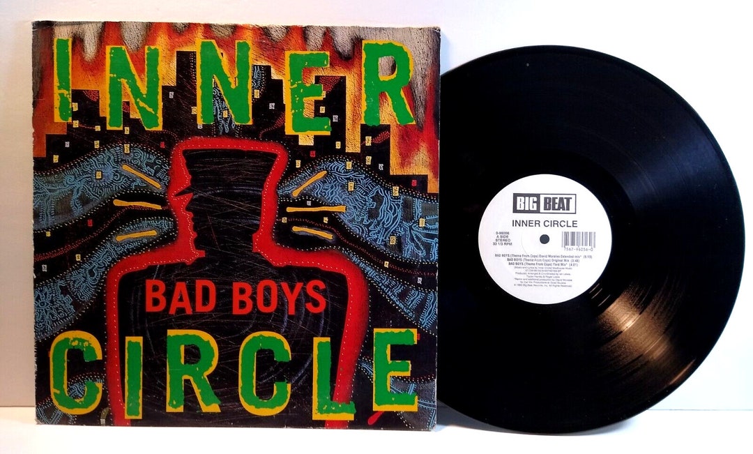 Inner Circle Bad Boys Theme From Cops 12 Vinyl Record Electronic Reggae ...