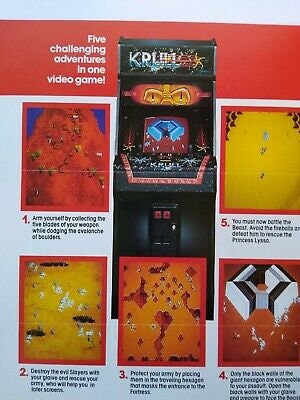 Krull Arcade FLYER Original 1983 Video Game Movie Art Print - Etsy