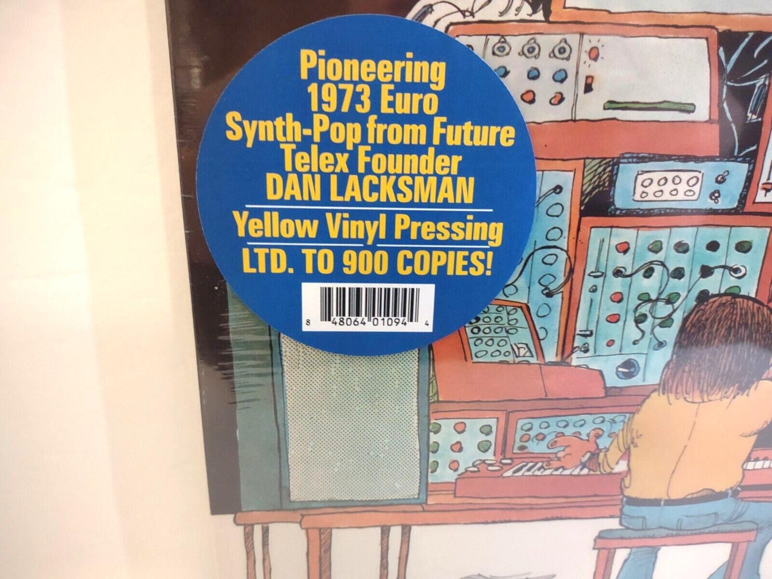 The Electronic System Dan Lacksman Vinyl LP Record Sealed Yellow Synth ...