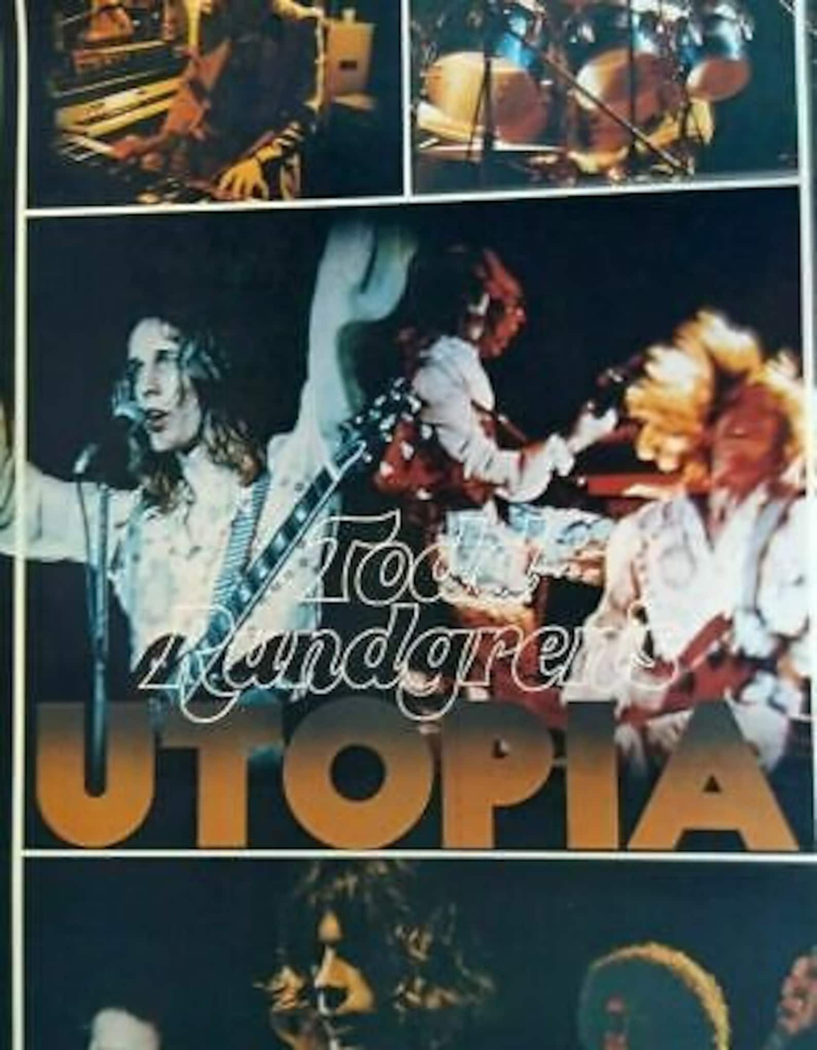 Todd Rundgren Utopia Band Poster Original 1975 Prog Rock Music - Etsy
