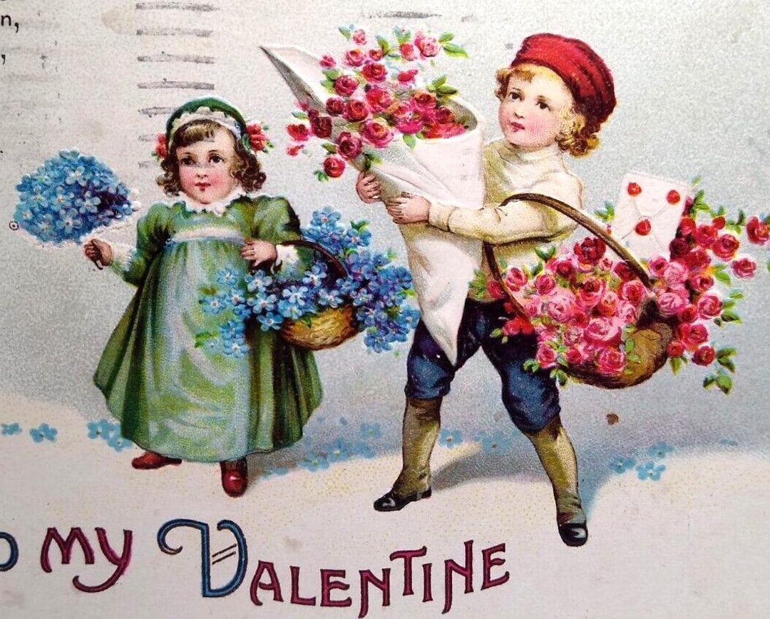 To My Valentine Postcard Unsigned Ellen Clapsaddle 1914 Series 1835 ...