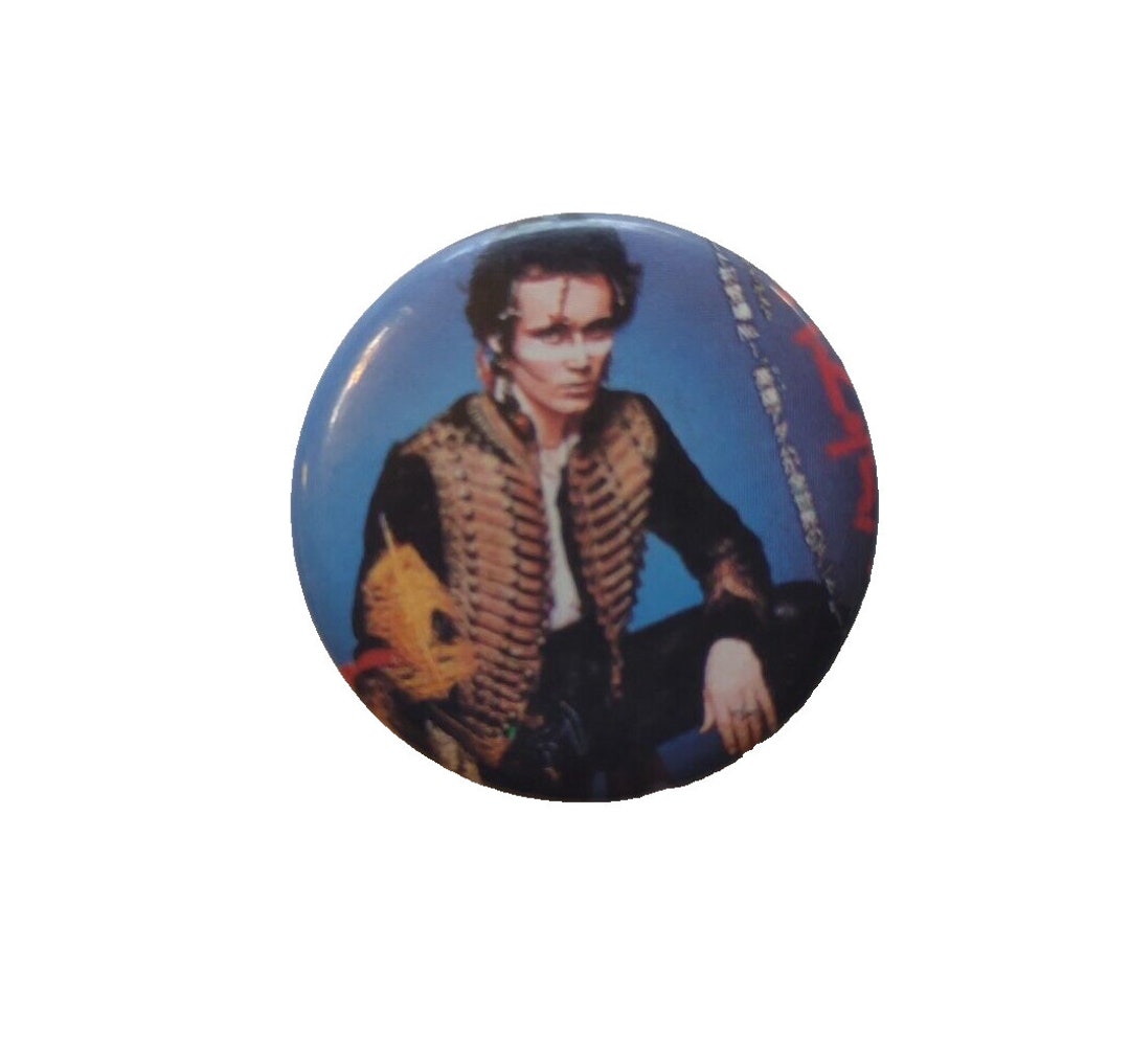 Adam and the Ants Badge Pinback Button Original UK New Wave - Etsy