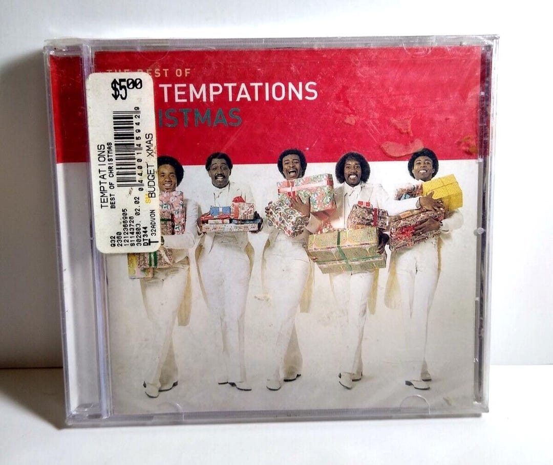 The Best of the Temptations Christmas CD Album Holiday Soul Funk Motown ...
