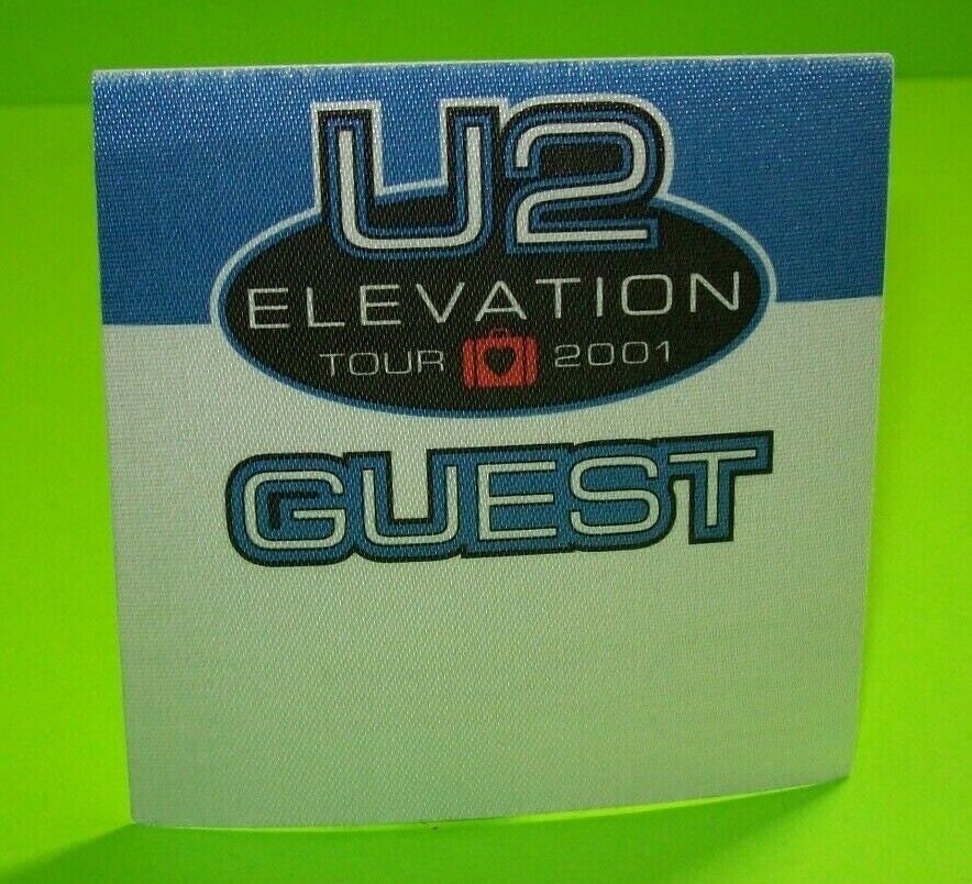 U2 Elevation Tour Back Stage Pass Original Otto Rock Pop Music - Etsy