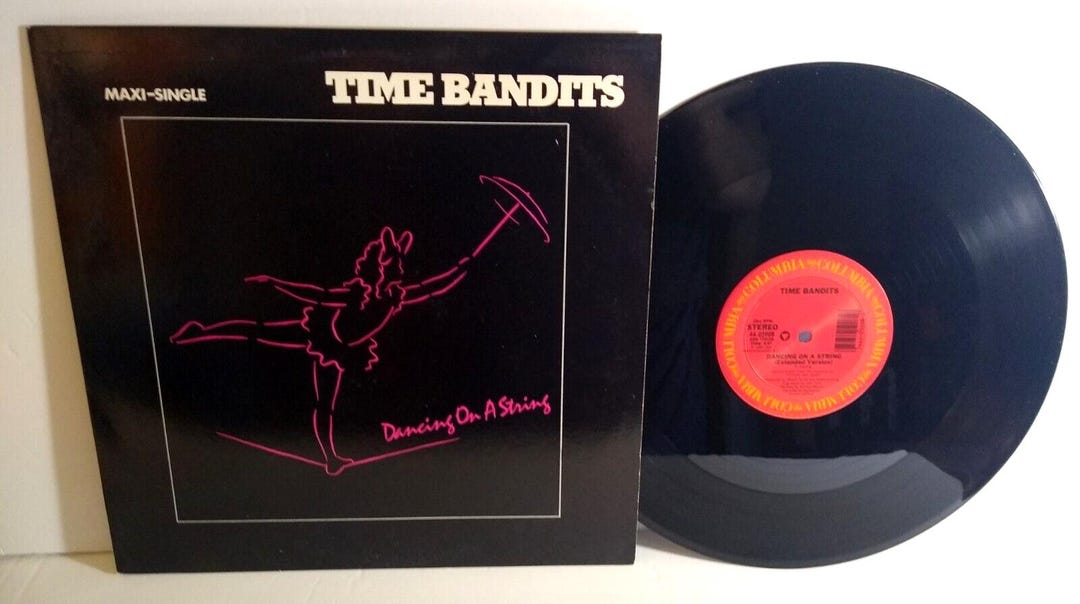 Time Bandits Dancing on A String 12" Vinyl Record Synth-pop New Wave ...